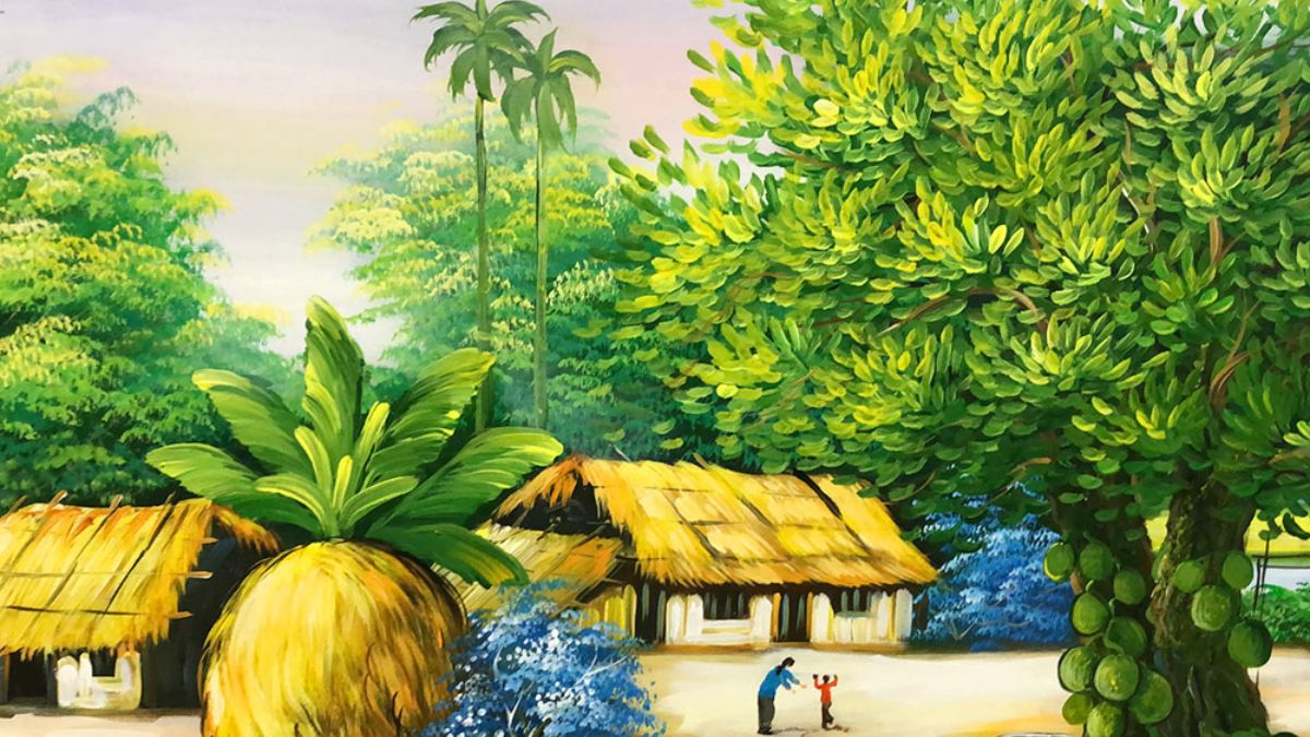 Hướng dẫn cách vẽ tranh phong cảnh thiên nhiên đẹp đơn giản